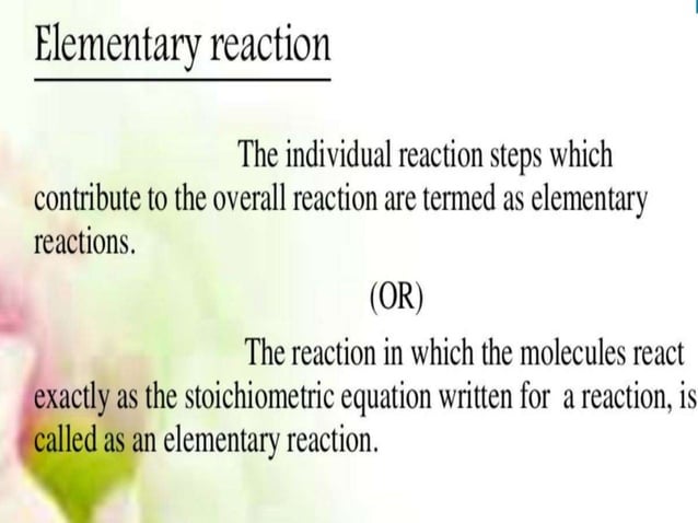 Lecture 3 kinetics of homogeneous reactions | PPT Lecture 3 kinetics of homogeneous reactions | PPT