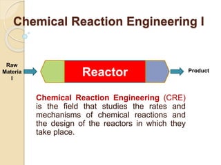 Lecture 3 kinetics of homogeneous reactions | PPTX