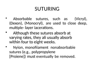 Lecture 3 Lacerations and suture technique.pptx