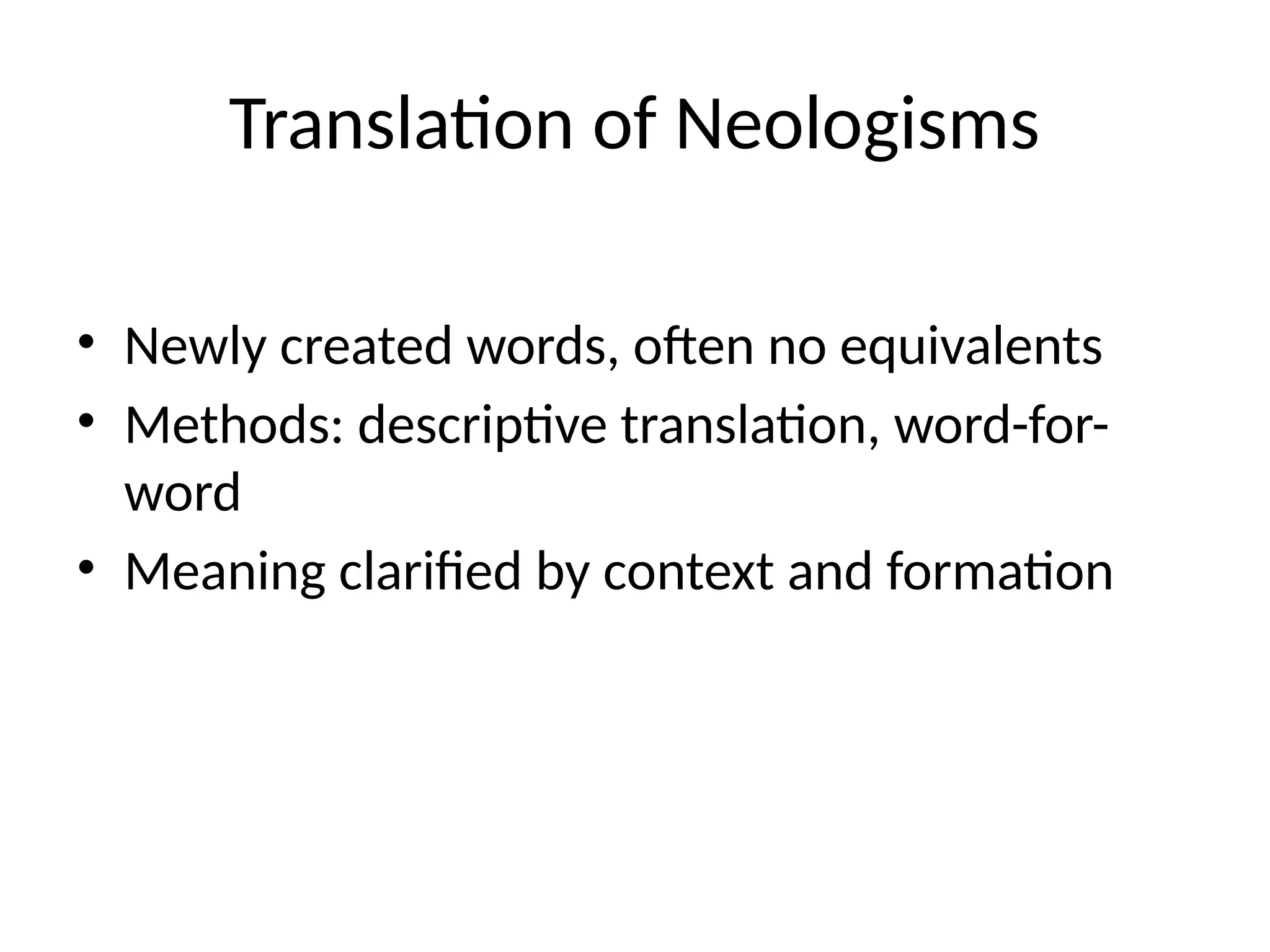 Lecture3_Lexical_Problems. Complete, Partial, and Absence of Lexical ...