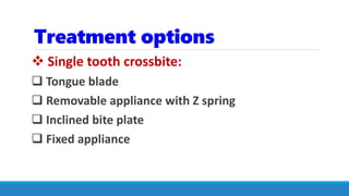 Lecture 3 managment of the developing dentition | PPTX