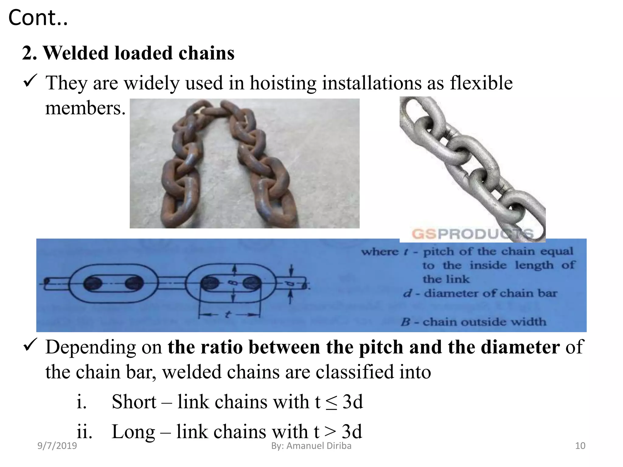 Lecture 3 Material Handling Equipment (Hoisting Equipment) | PPTX
