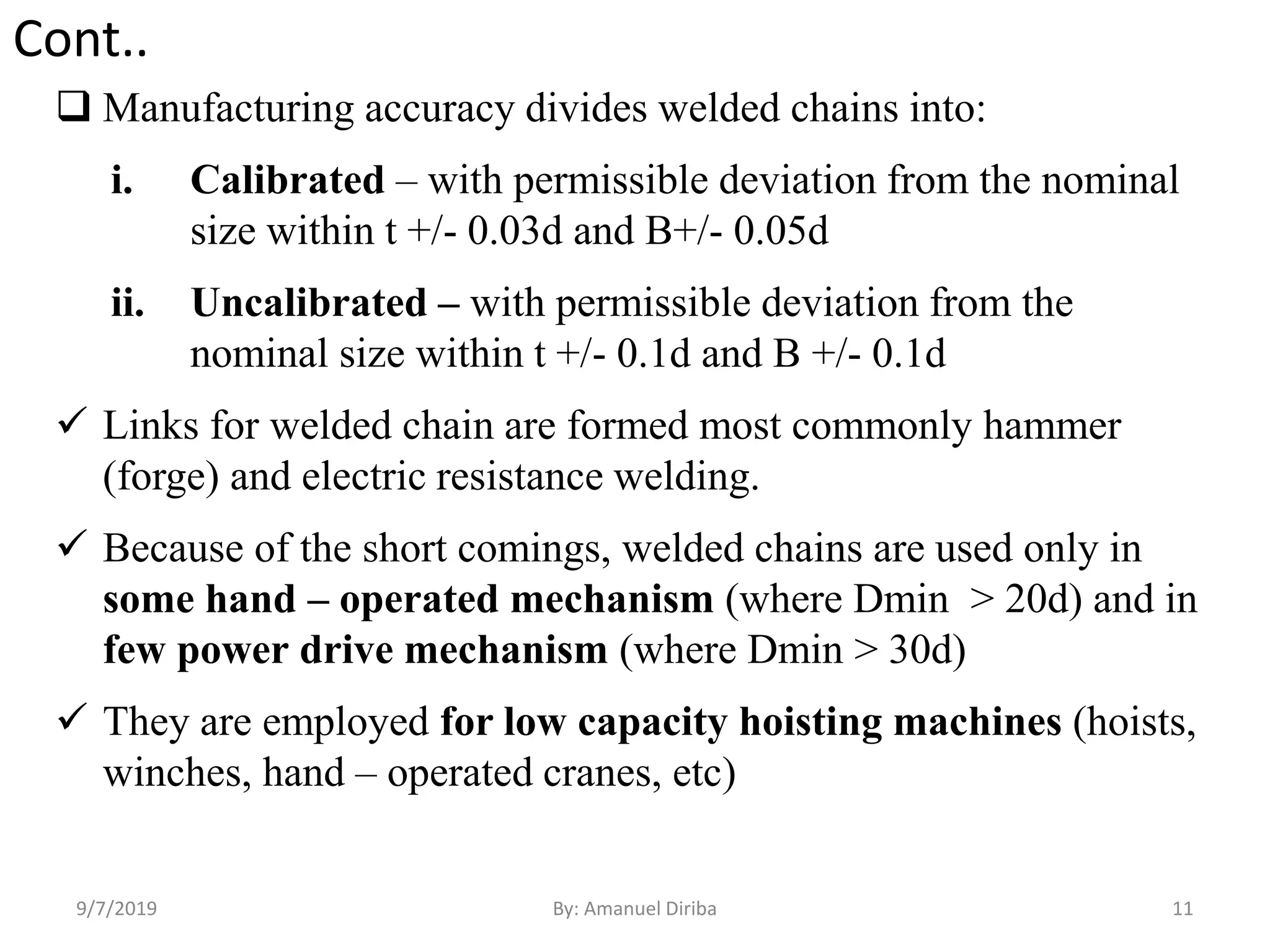 Lecture 3 Material Handling Equipment (Hoisting Equipment) | PPTX