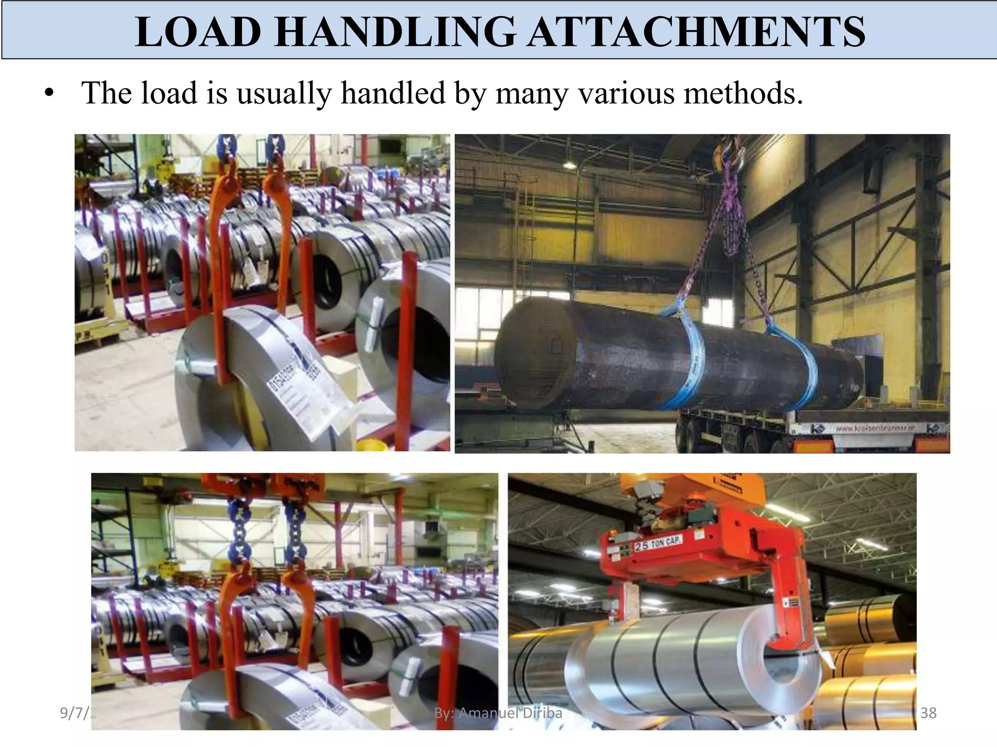 Lecture 3 Material Handling Equipment (Hoisting Equipment) | PPTX