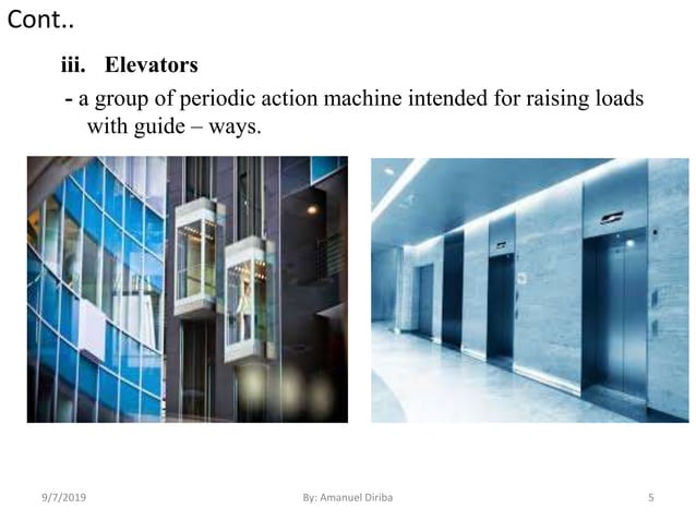 Lecture 3 Material Handling Equipment (Hoisting Equipment) | PPTX