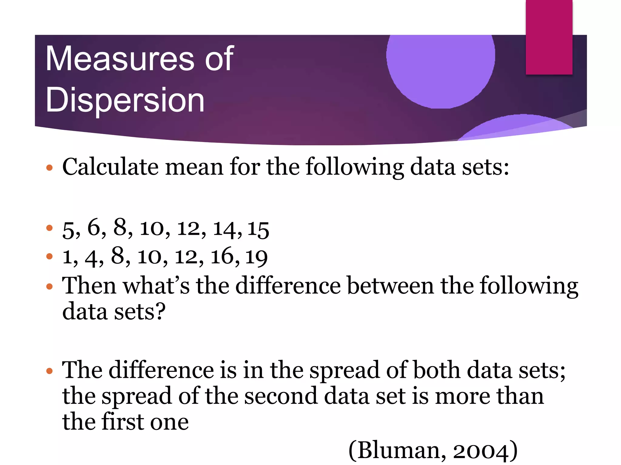 Lecture 3 Measures of Central Tendency and Dispersion.pptx