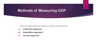 Lecture 3 meaurment of gdp and precautions | PDF