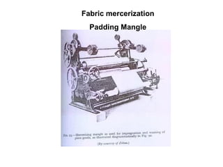 Lecture 3 mercerization | PPT