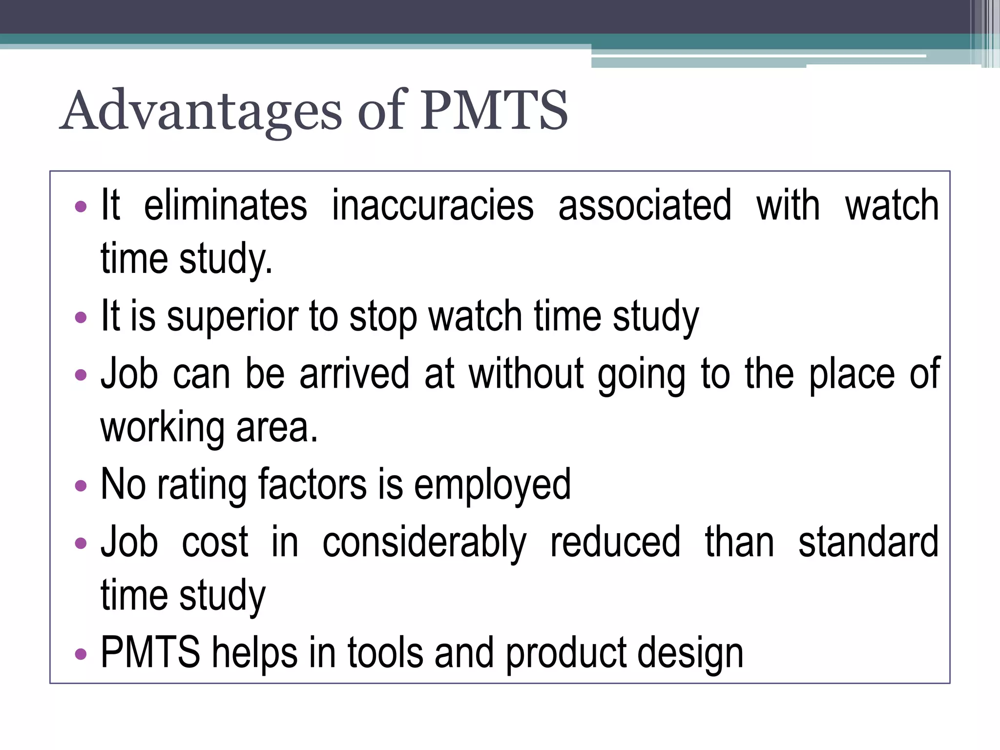 Lecture 3 motion economy work study | PPTX
