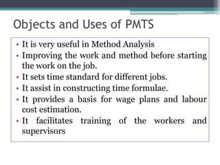 Lecture 3 motion economy work study | PPTX