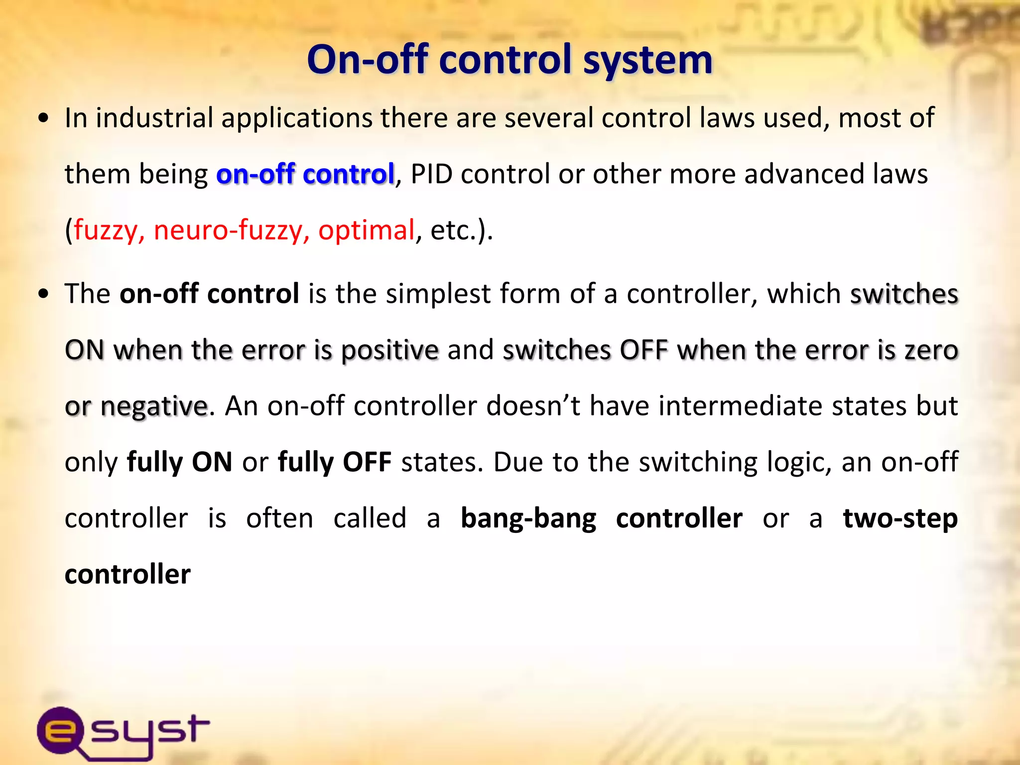 LECTURE 3_On-off_Control Systems Engineering_MEB 4101.pptx