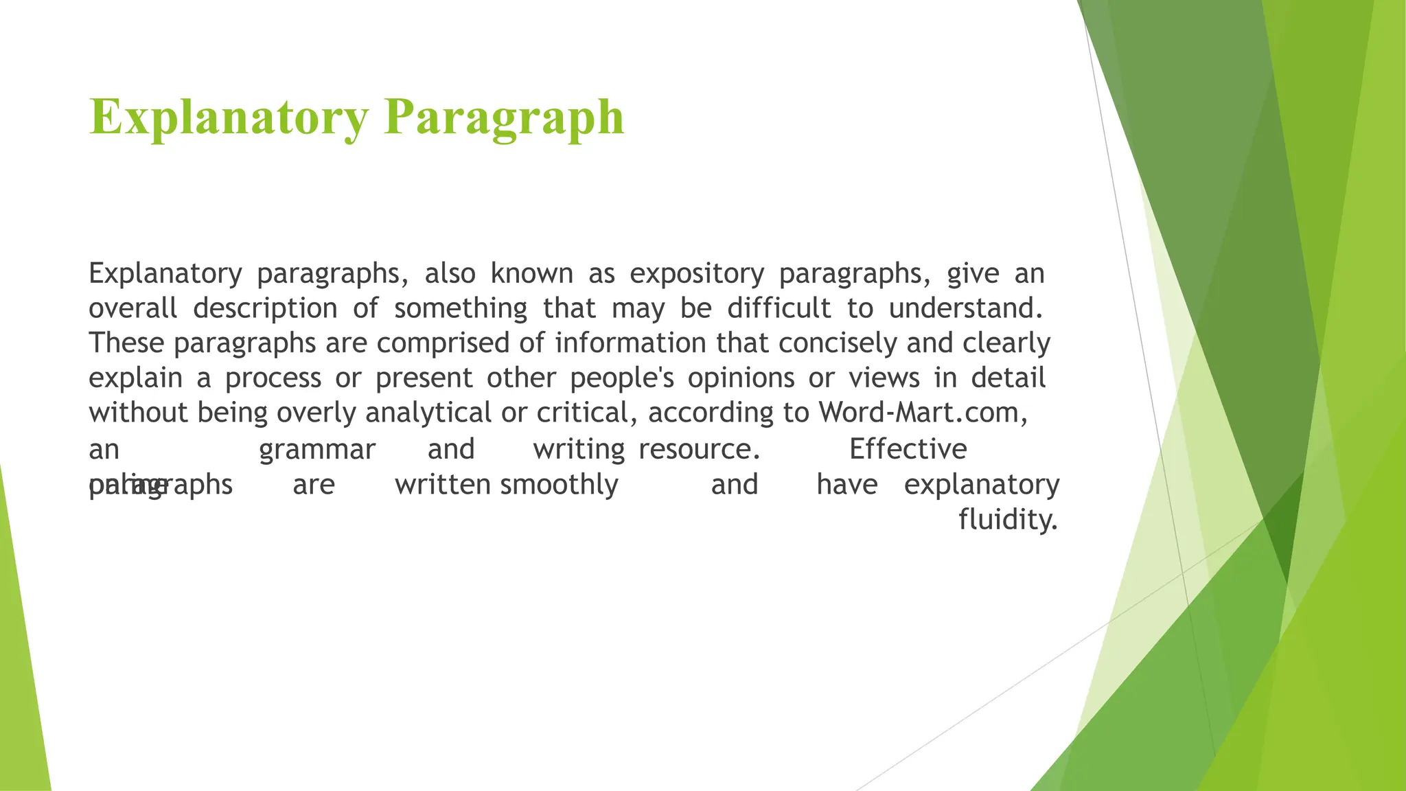 LECTURE 3 Paragraph writing.pptx group presentation | PPT