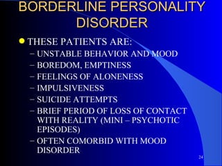 Lecture 3 Personality Disorders 1 | PPT