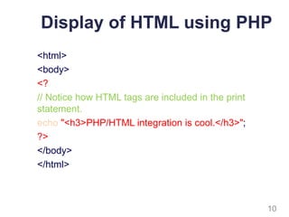Lecture3 php by okello erick | PPT