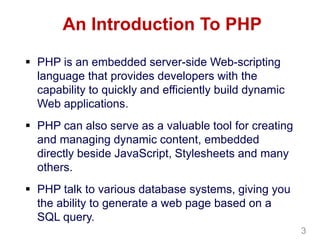 Lecture3 php by okello erick | PPT