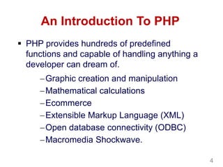 Lecture3 php by okello erick | PPT