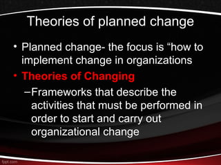 Lecture3 planned change | PPT