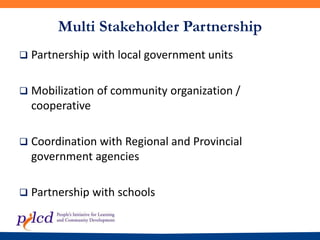 Local Community Empowerment and Multi-stakeholder Participation in DRRM ...