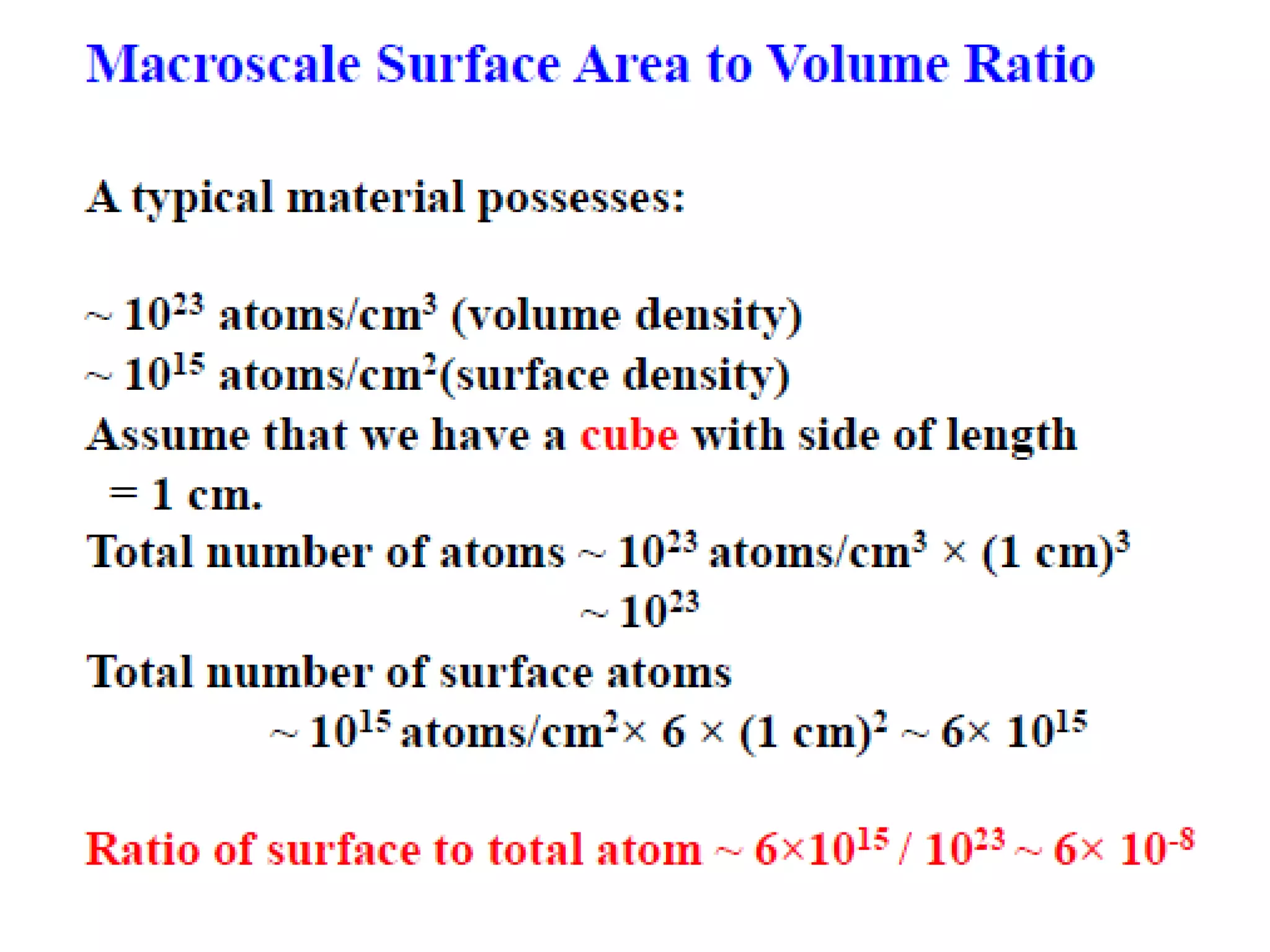Lecture 3 Properties of Nanomaterial- Surface to Volume Ratio.ppt