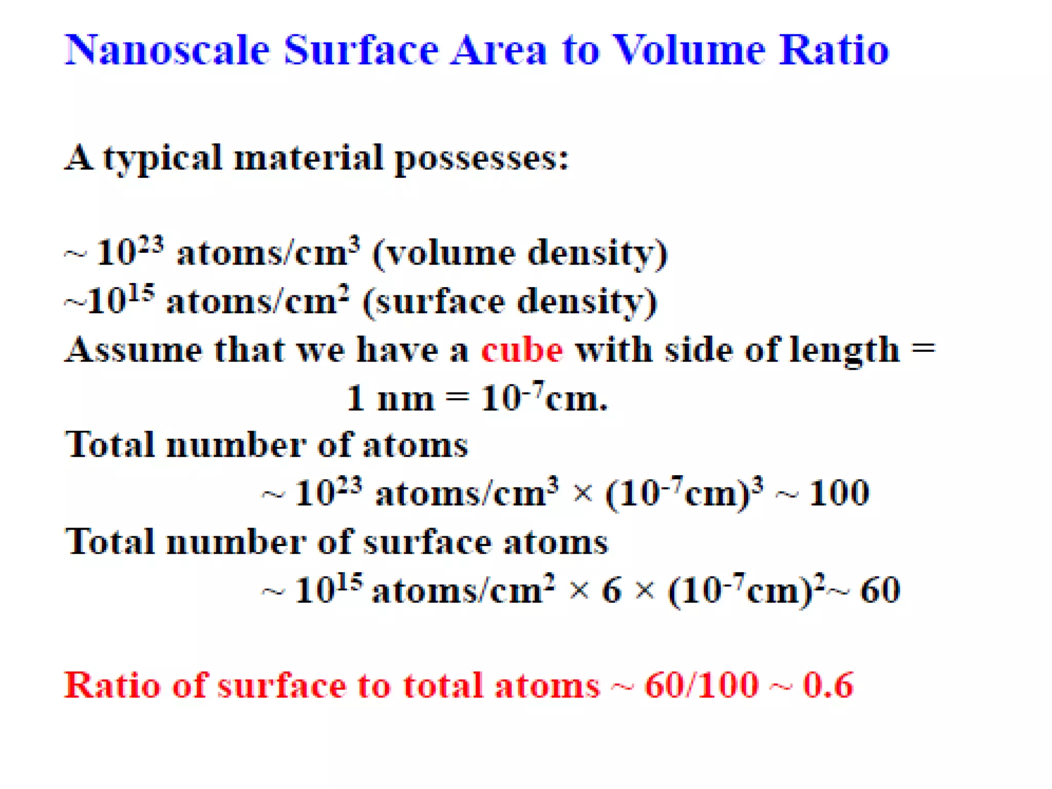 Lecture 3 Properties of Nanomaterial- Surface to Volume Ratio.ppt