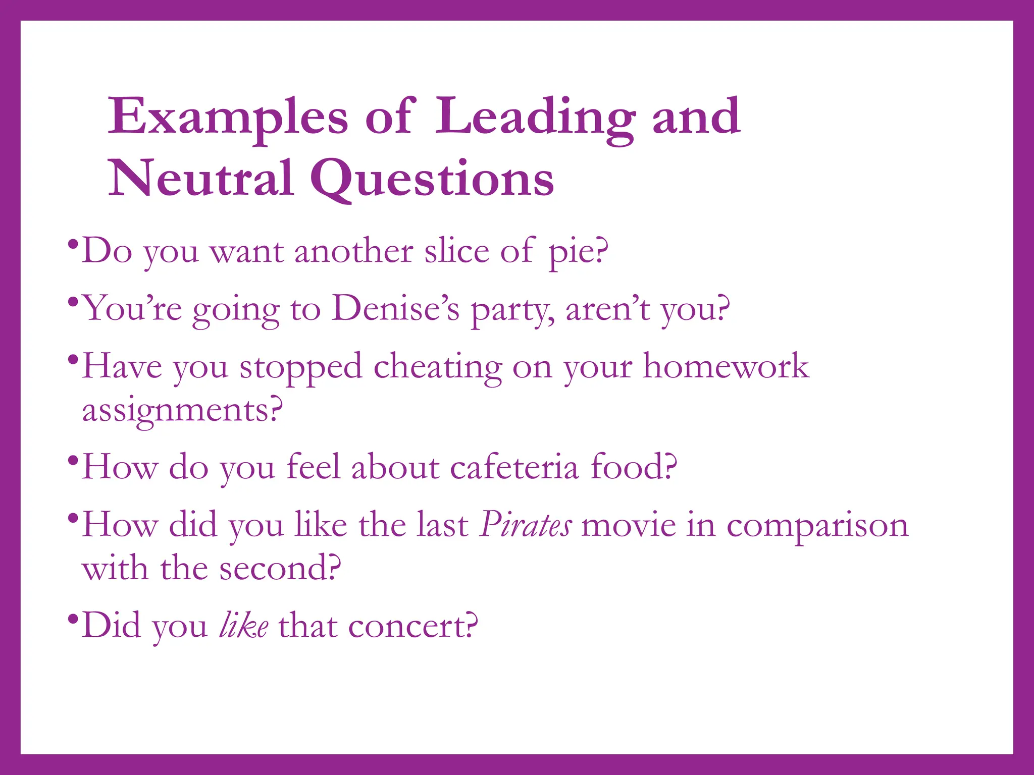 Developing Interview Questions, An Art of Communication | PPTX