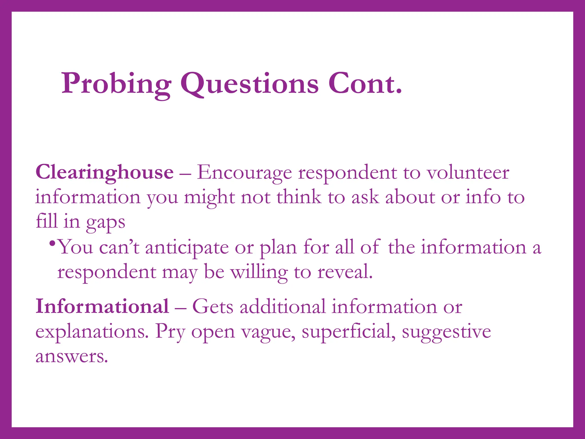 Developing Interview Questions, An Art of Communication | PPTX