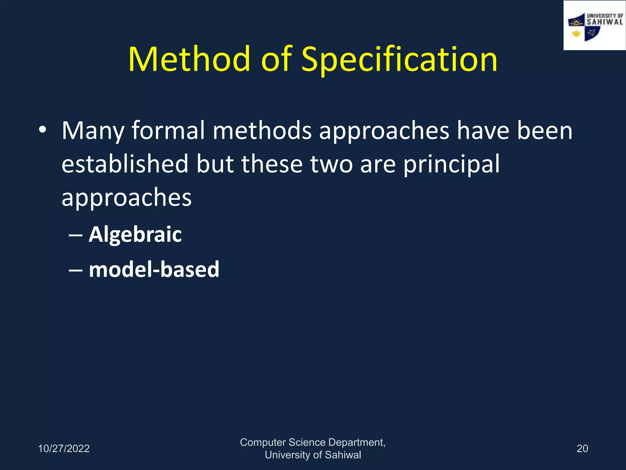 Formal Method | PPT