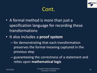 Formal Method | PPT