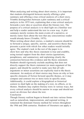 Lecture 3Realism, Naturalism, and the Short StoryIntroduction.docx