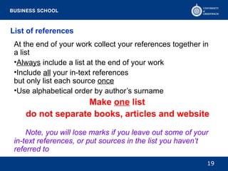 Lecture 3 referencing | PPT