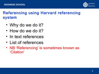 Lecture 3 referencing | PPT