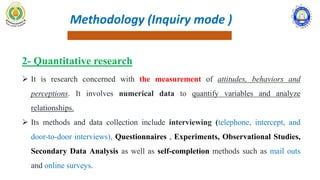 Research Methods and methodology _ research types | PDF