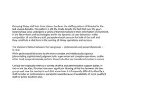 Lecturer 3. The roles and responsibilities of library professionals | PPTX