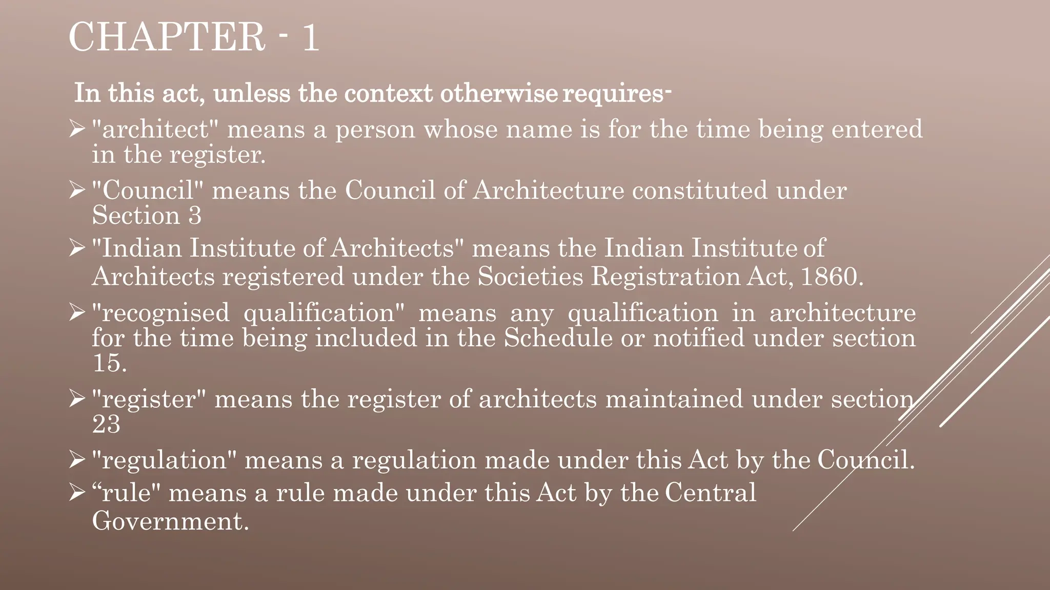Lecture 3 Role of Council of architecture COApptx | PPTX