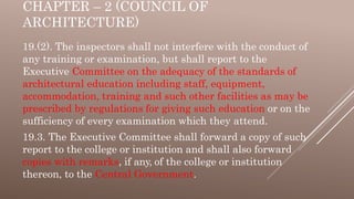 Lecture 3 Role of Council of architecture COApptx | PPTX