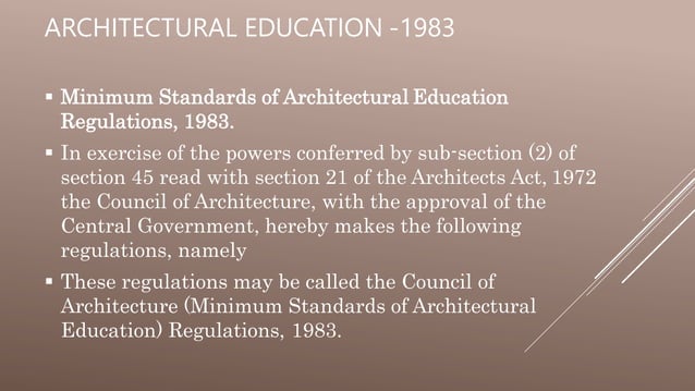 Lecture 3 Role of Council of architecture COApptx | PPTX