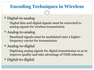 Lecture3 signal encoding_in_wireless | PPT