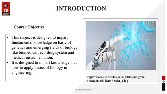Significance of Biology in Engineeringing.ppt | Biotech and Biomedical ...