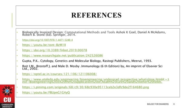 Significance of Biology in Engineeringing.ppt | Biotech and Biomedical ...