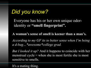 Lecture 3 Smell And Taste | PPT