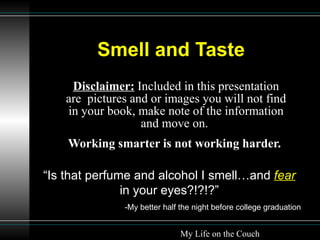 Lecture 3 Smell And Taste | PPT