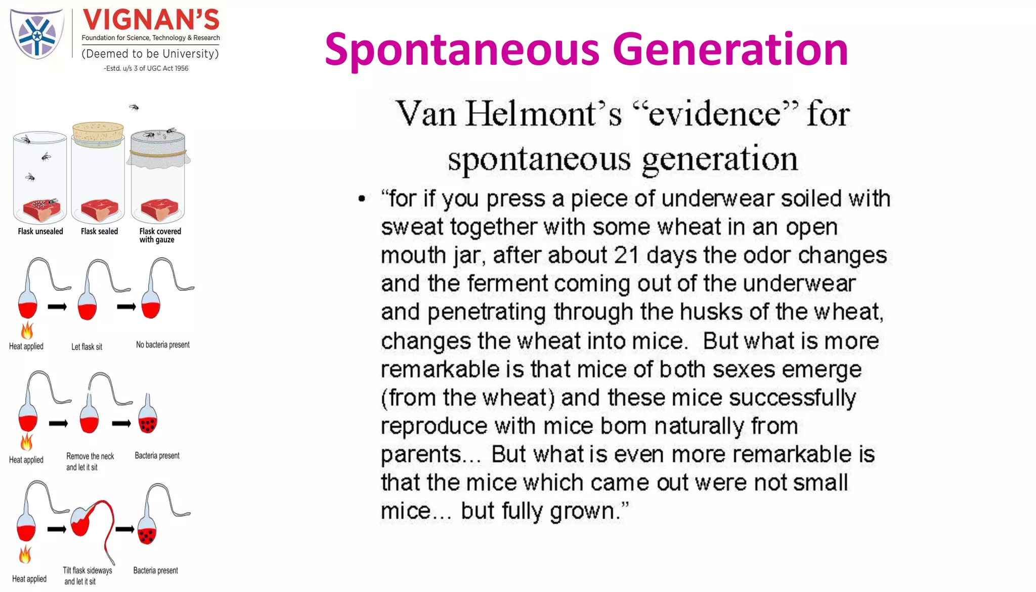 LECTURE 3 SPONTANEOUS GENERATION THEORY.pptx