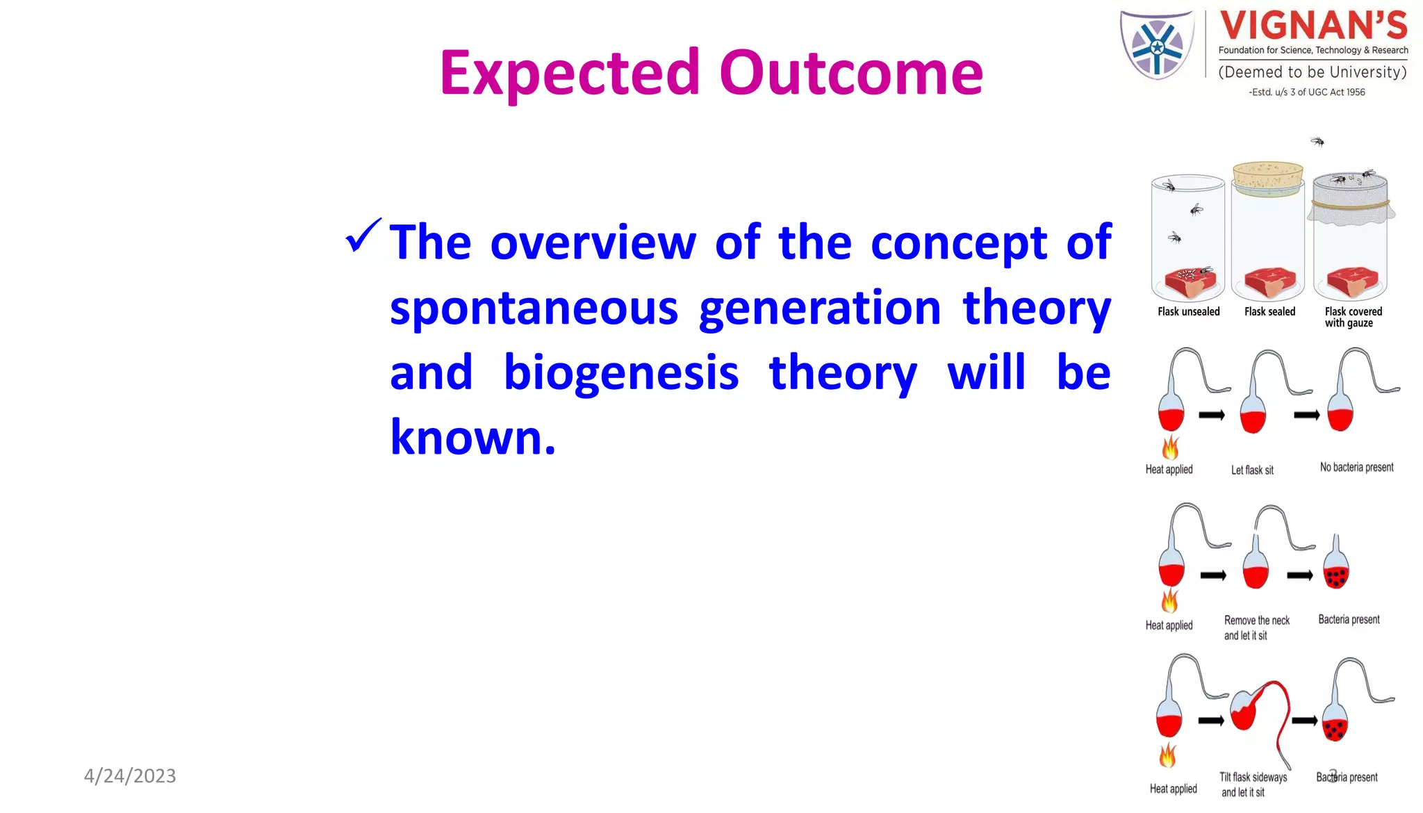 LECTURE 3 SPONTANEOUS GENERATION THEORY.pptx