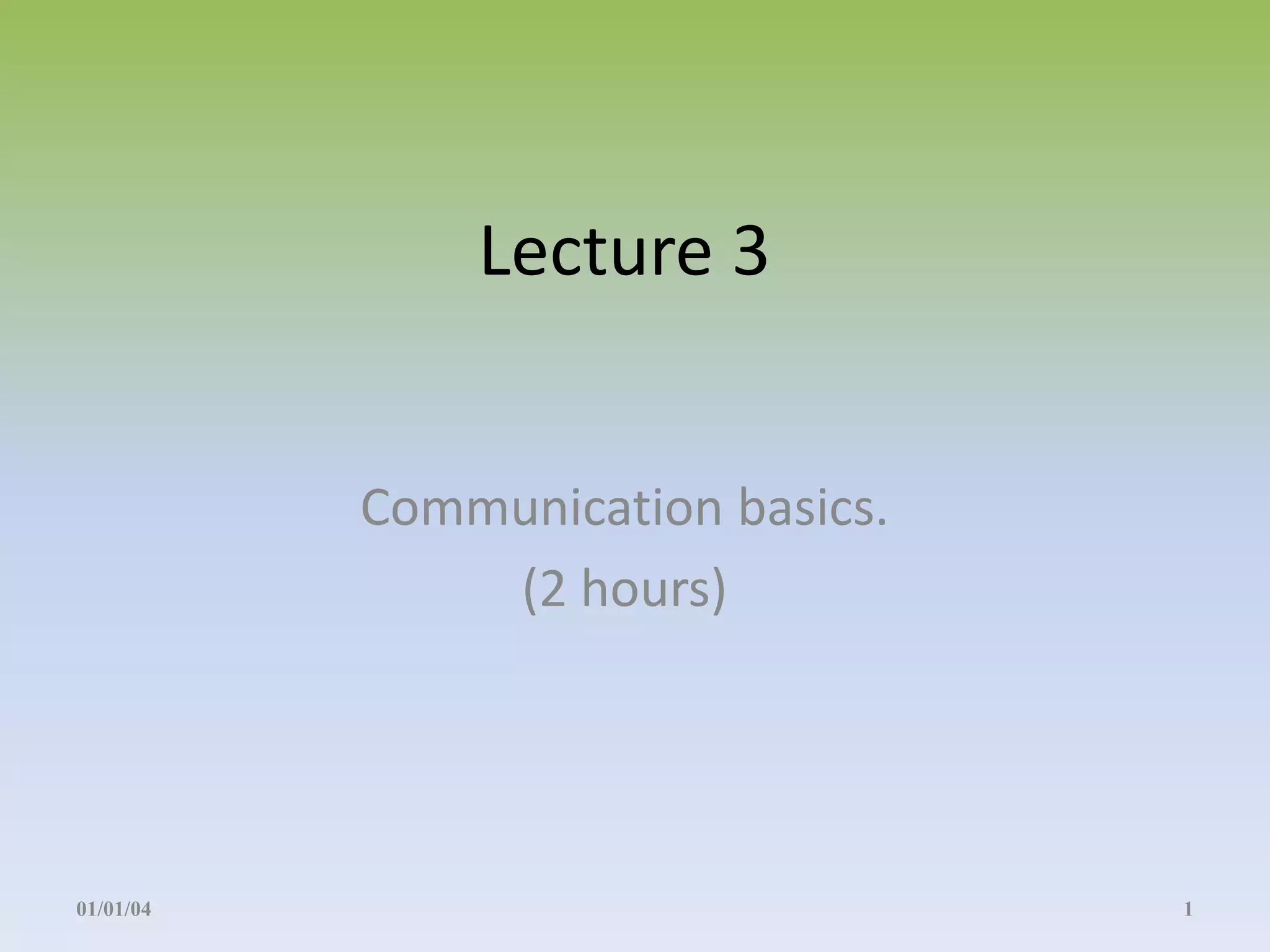 Lecture 3 spread spectrum | PPT