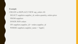 Lecture 3 sql {basics ddl commands} | PPTX