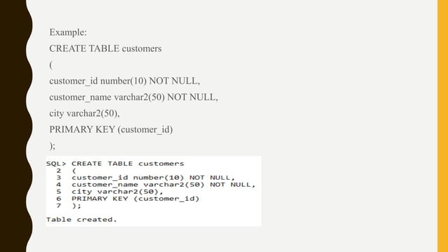 Lecture 3 Sql Basics Ddl Commands Ppt