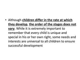 Lecture 3 stages of development | PDF