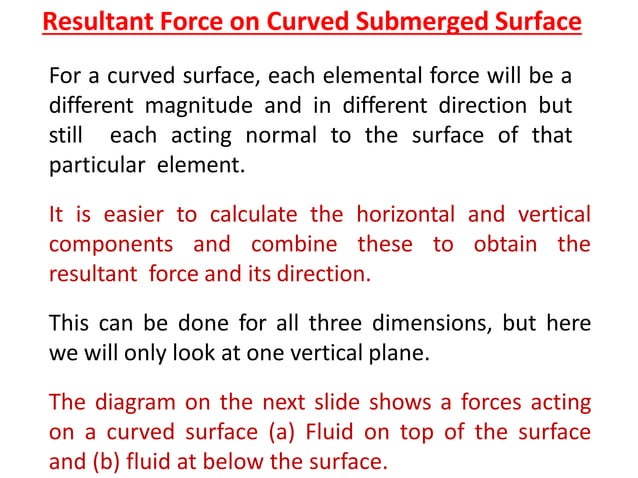 Lecture 3_Static Forces on Surfaces.pptx | Physics | Science