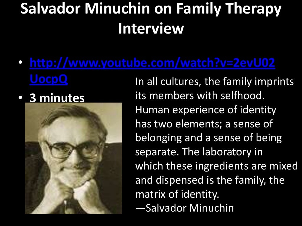 Lecture 3 Structural Family Therapy Lecture 3 Structural Family Therapy