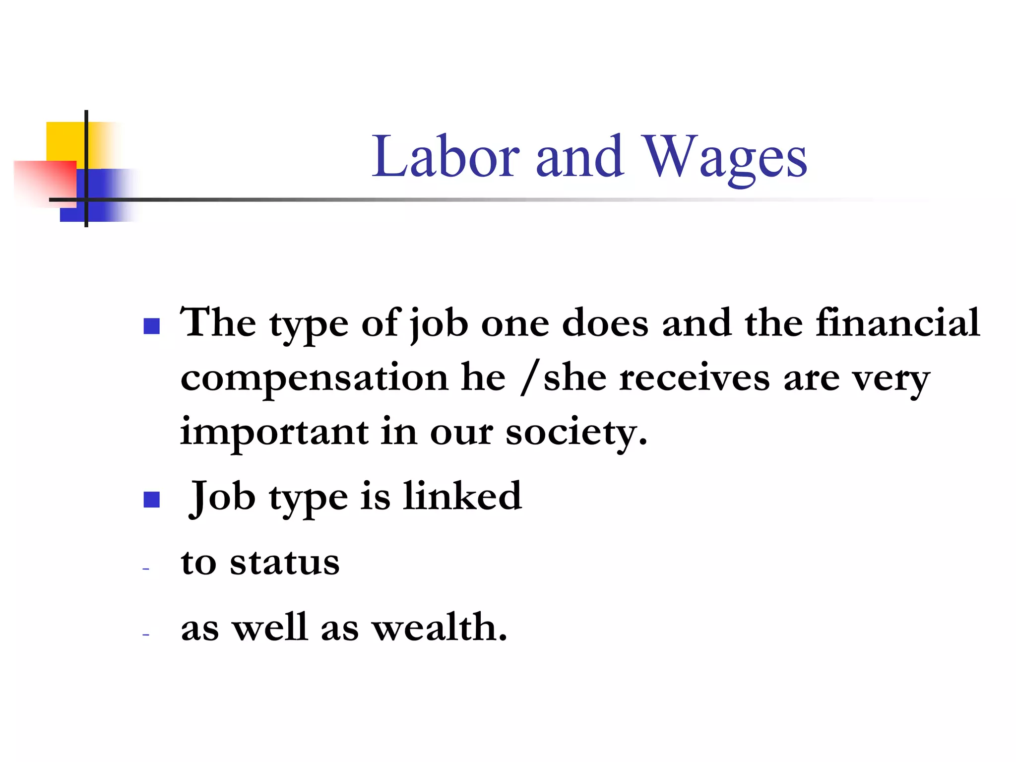 Lecture 3 Theoretical dimensions of wages.ppt | Business Accounting & Finance | Business